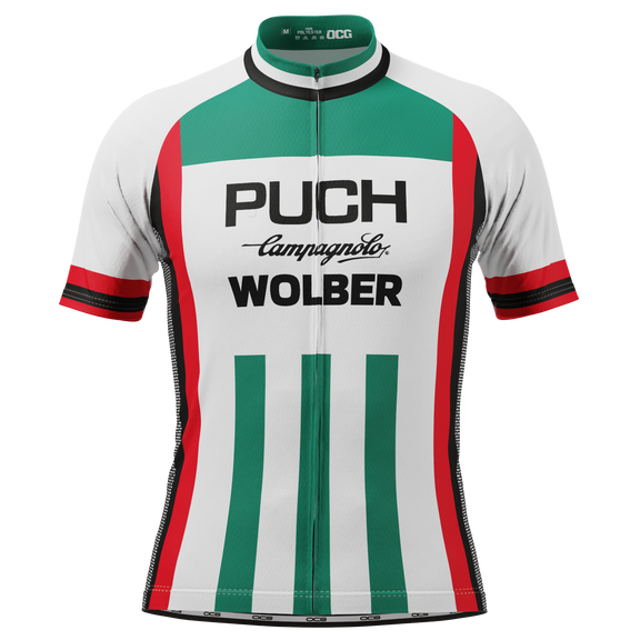 Men's Retro 1981 Puch Campagnolo Wolber Short Sleeve Cycling Jersey ...