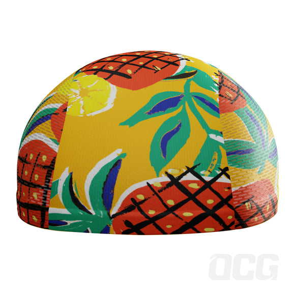 Fun Pineapple Quick Dry Cycling Cap | Unisex, Breathable – Online ...