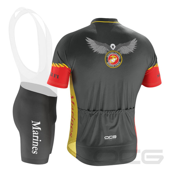 Stylisches Herren USAF Marine Corps Fahrradtrikot | atmungsaktiv, mit ...