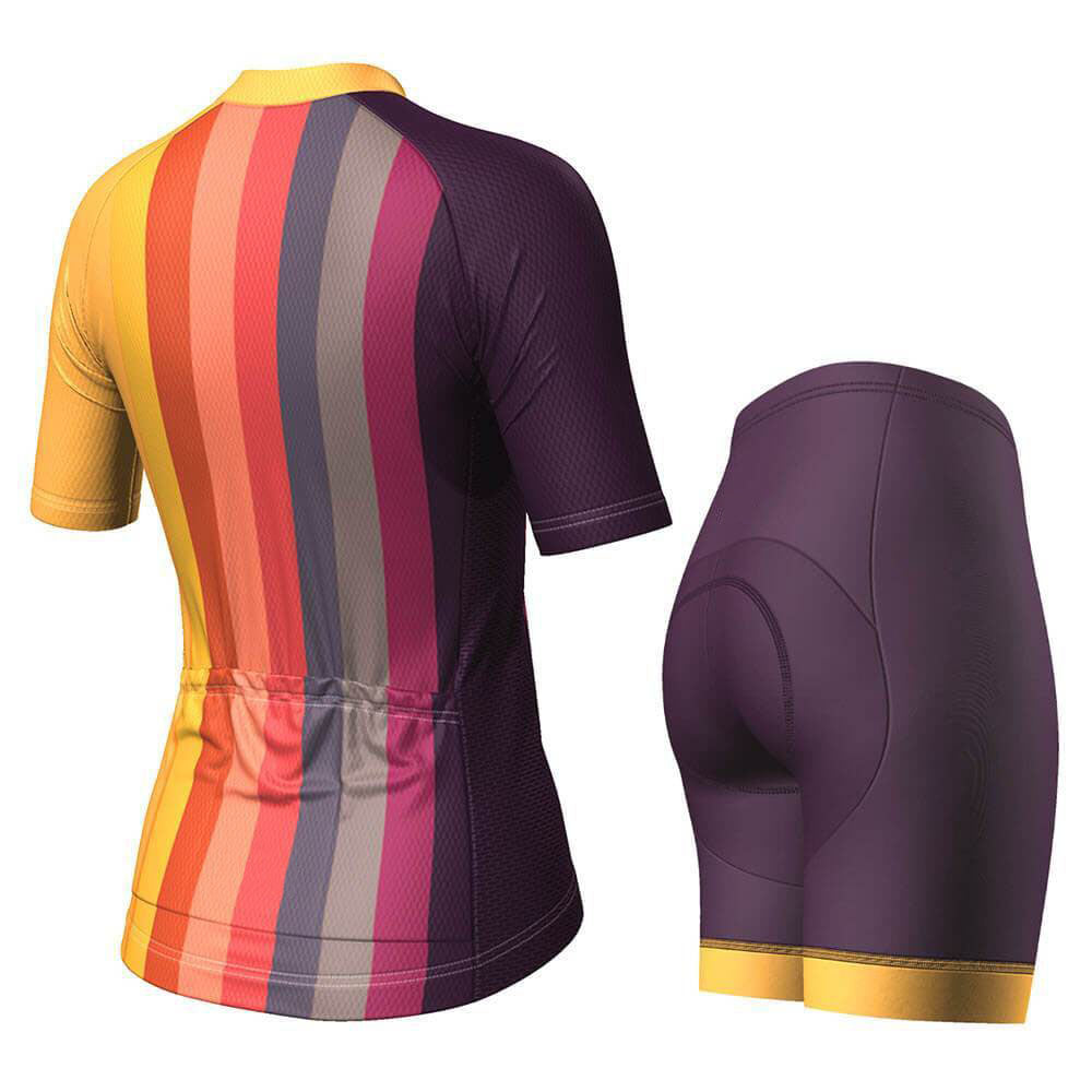 Women's Sunburnt Rainbow 2 Piece Cycling Kit – Online Cycling Gear
